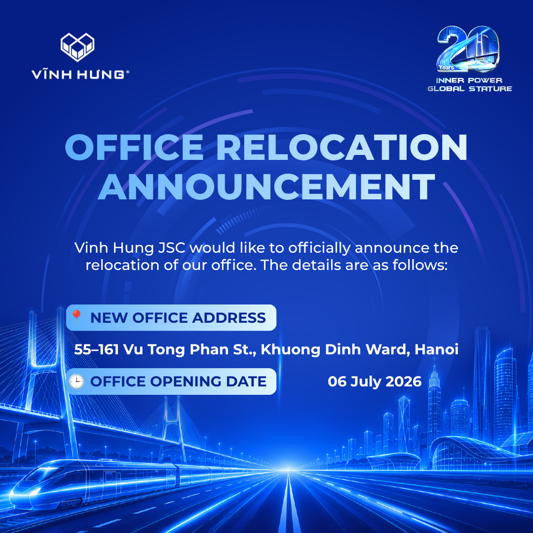 OFFICE RELOCATION ANNOUNCEMENT - Vĩnh Hưng